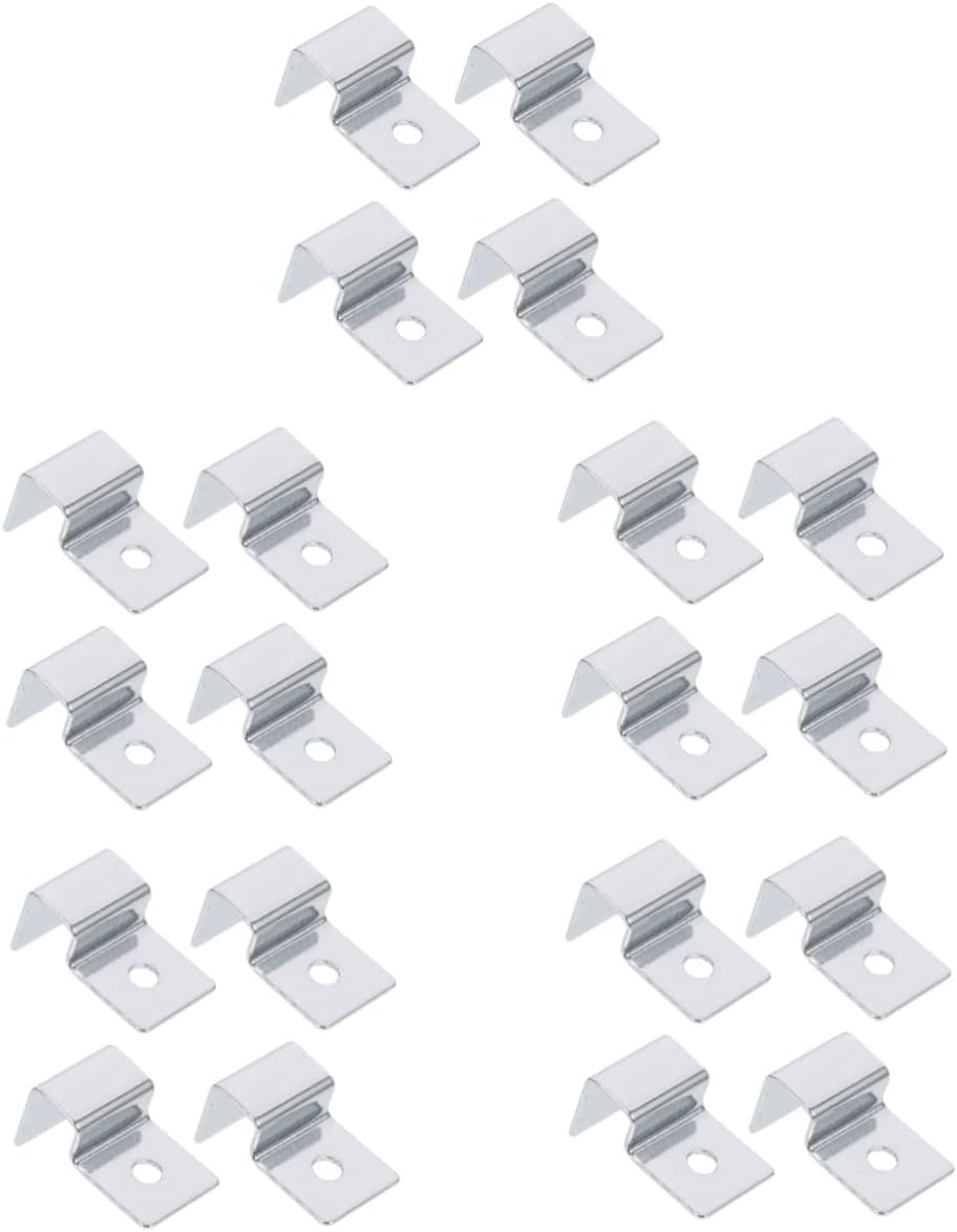 20 Pcs Support Frame Glass Holder Acrylic Fish Tank Rimless Aquarium 75 ...