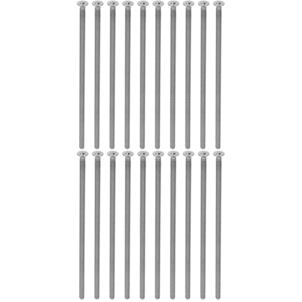 20 Pcs Switch Panel Screws Self Drilling for Metal Flat Stainless Steel ...