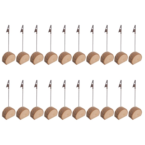 20 Pcs Table Memo Holder with Clips Places Card Holder Photo Holder ...