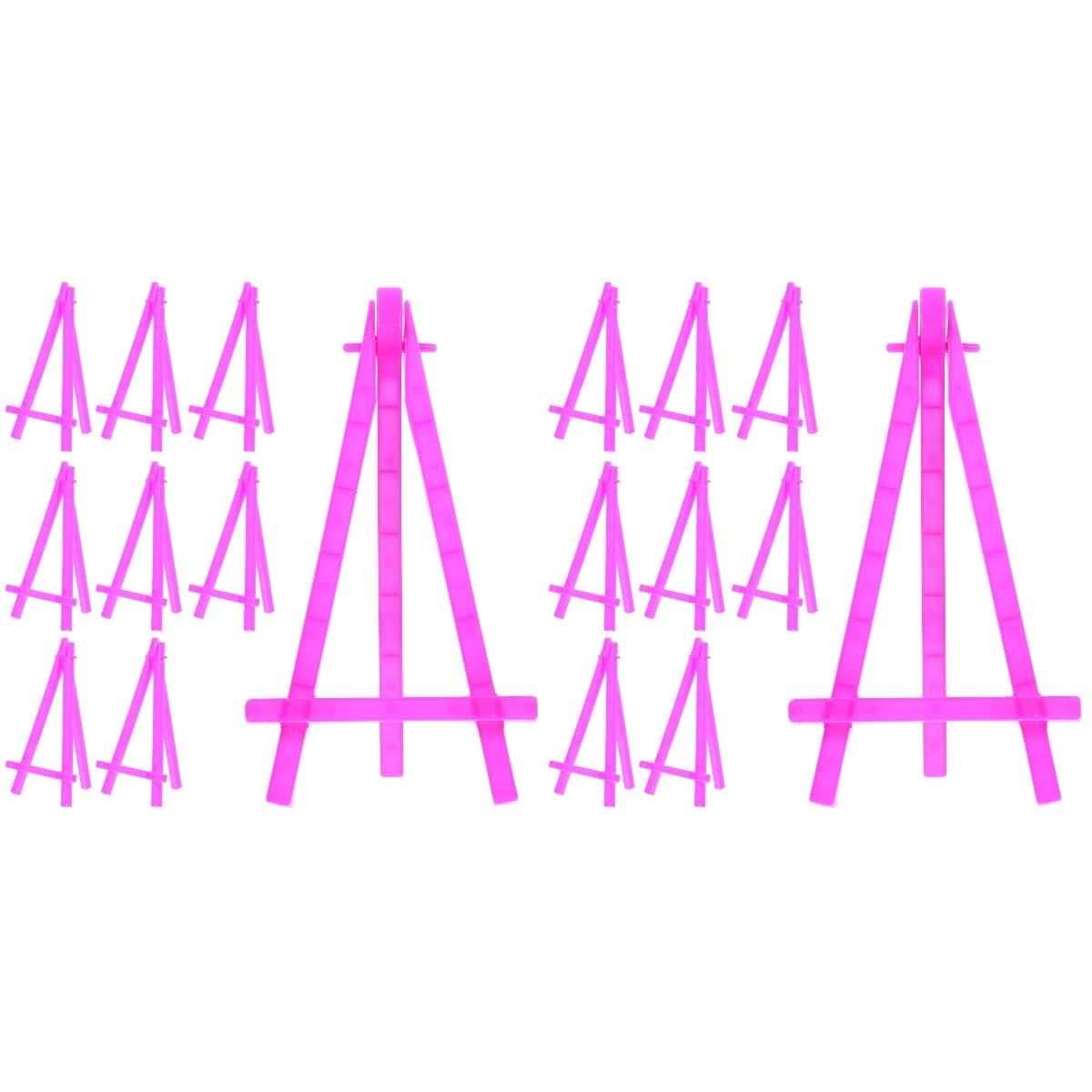 20 Pcs Tabletop Display Easel Small Plastic Easel Multi-use Painting ...