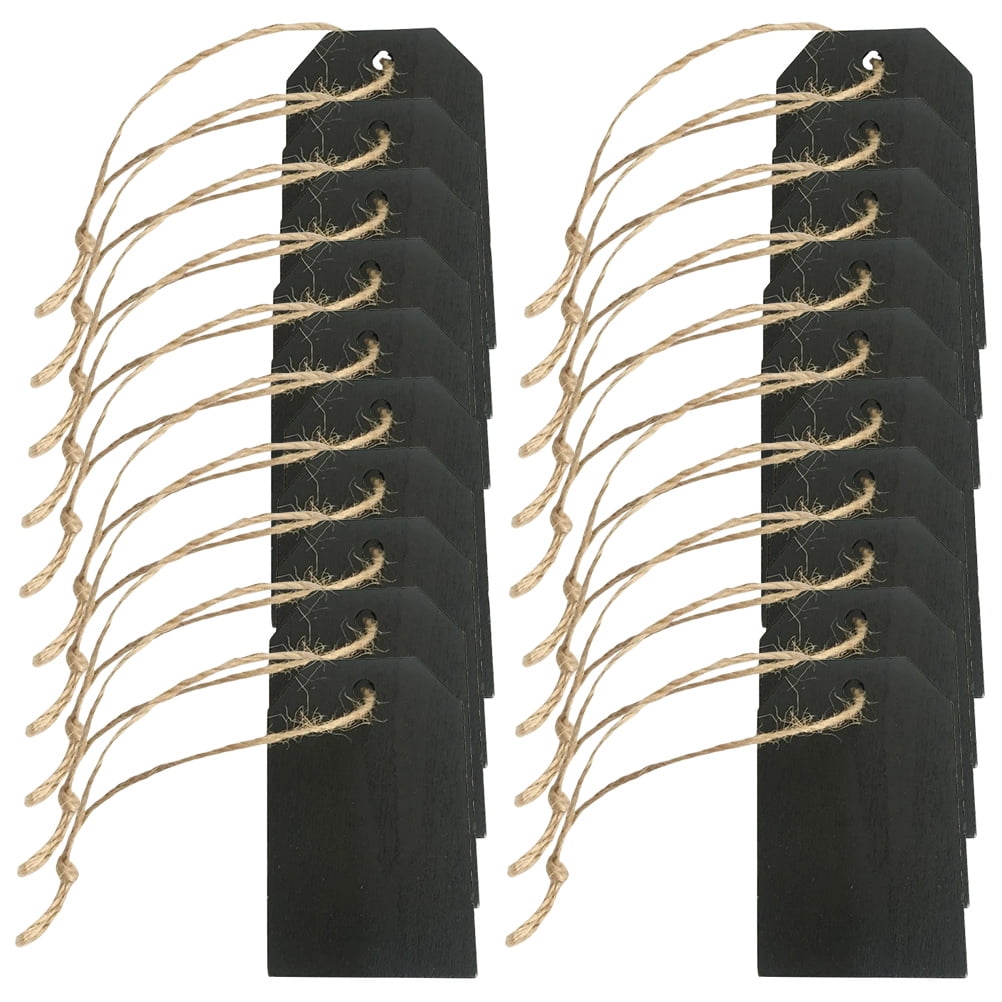 20 Pcs Tag Display Tags for Store Labels Gift Blank Wooden Clothing ...