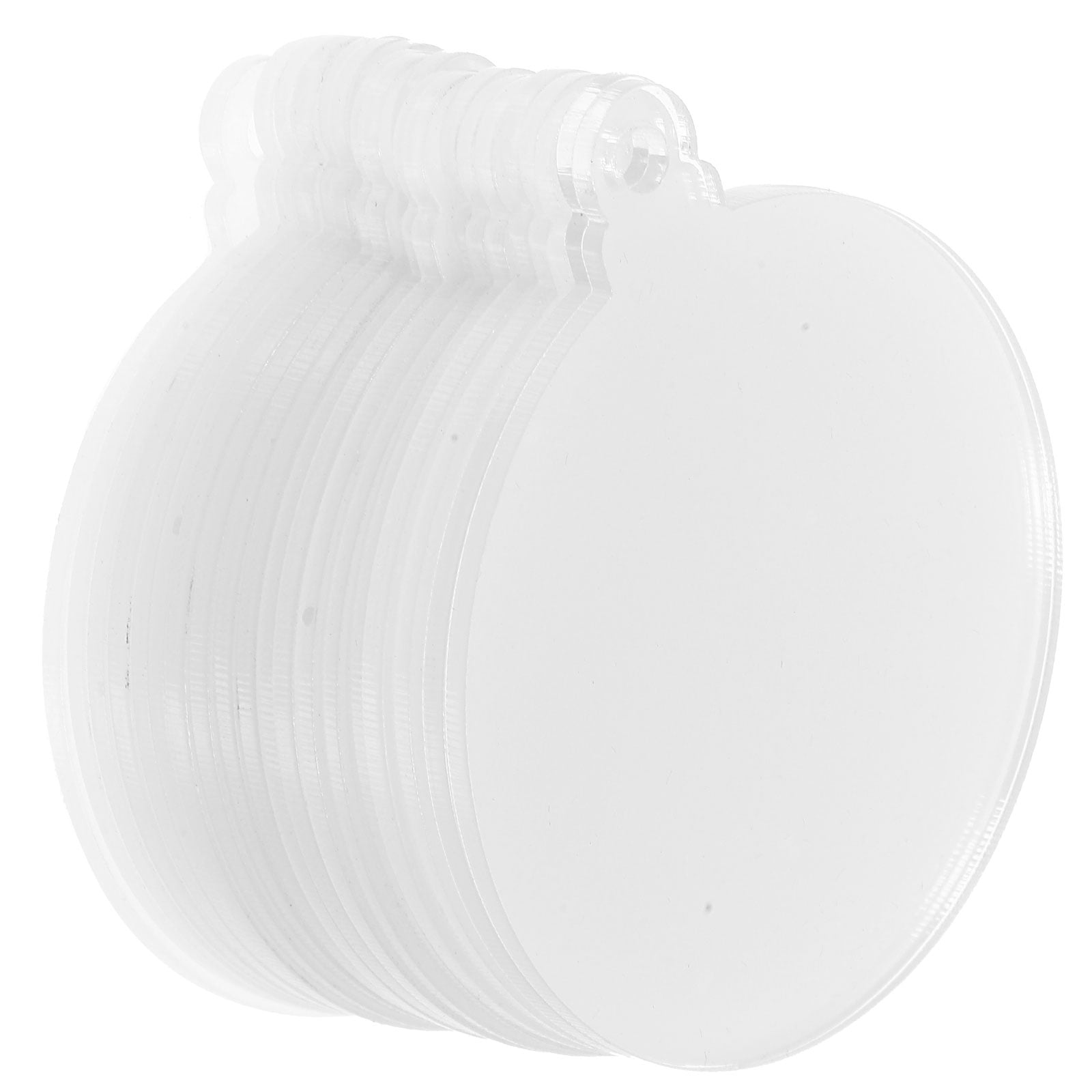 20 Pcs Tag Labels Christmas Tree Hanging Decor Pendant Disc Office ...