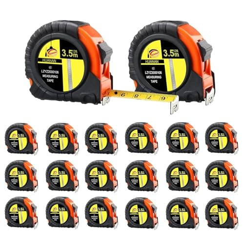 20 Pcs Tape Measure 12 ft, Retractable Measuring Tape Bulk Self Locking ...