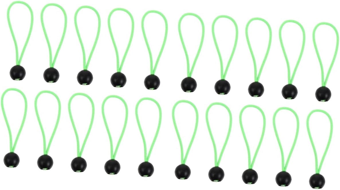 20 Pcs Tent Bungee Cord Oilcloth Tarp Tent for Camping Heavy Duty Tarp ...