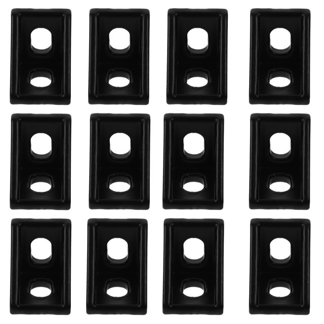 20 Pcs The Black Aluminum Profile Angle Bracket 2020 Extrusion Alloy ...