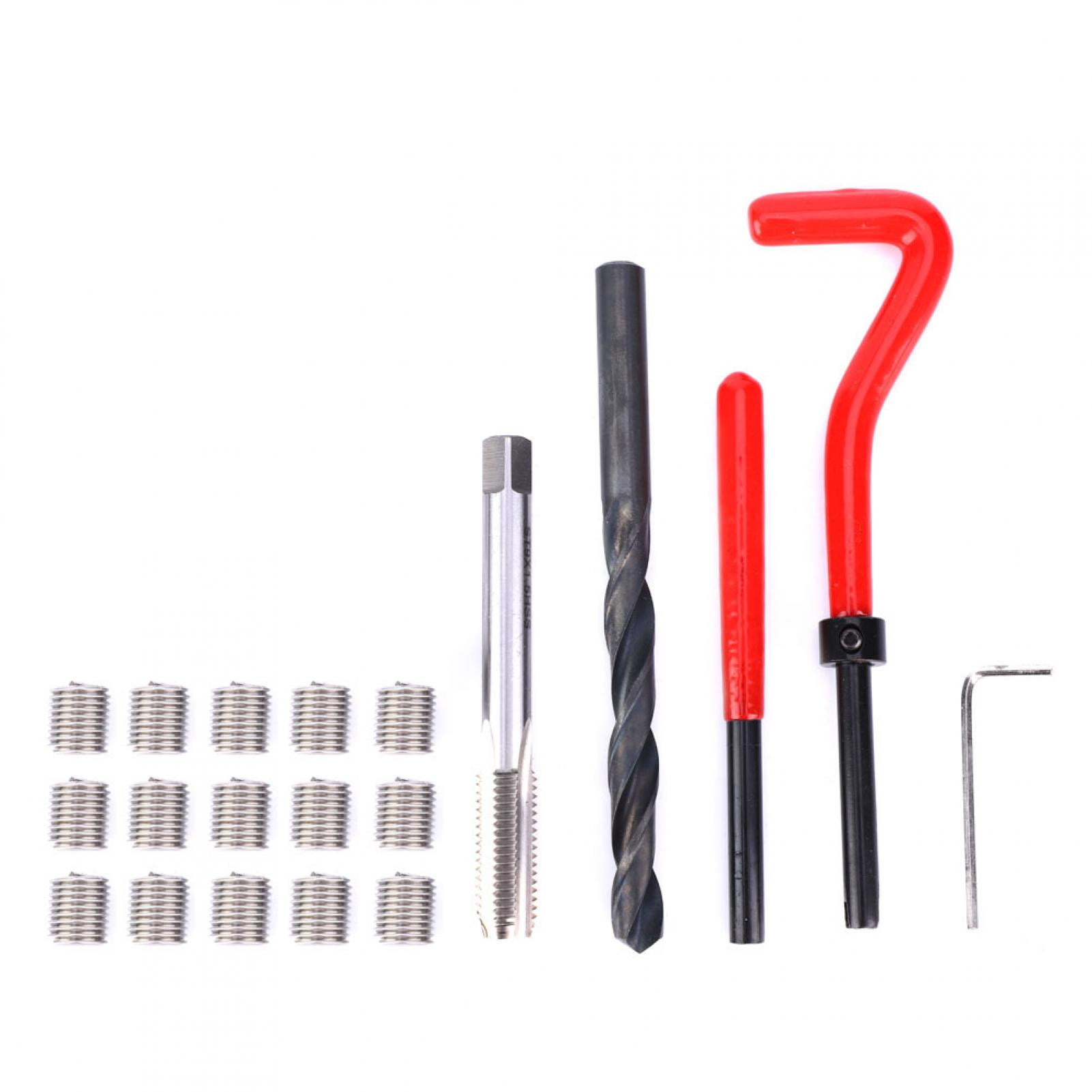 20 Pcs Thread Repair Kit M9x1.5 Stainless Steel Rethreading Tap Set for ...