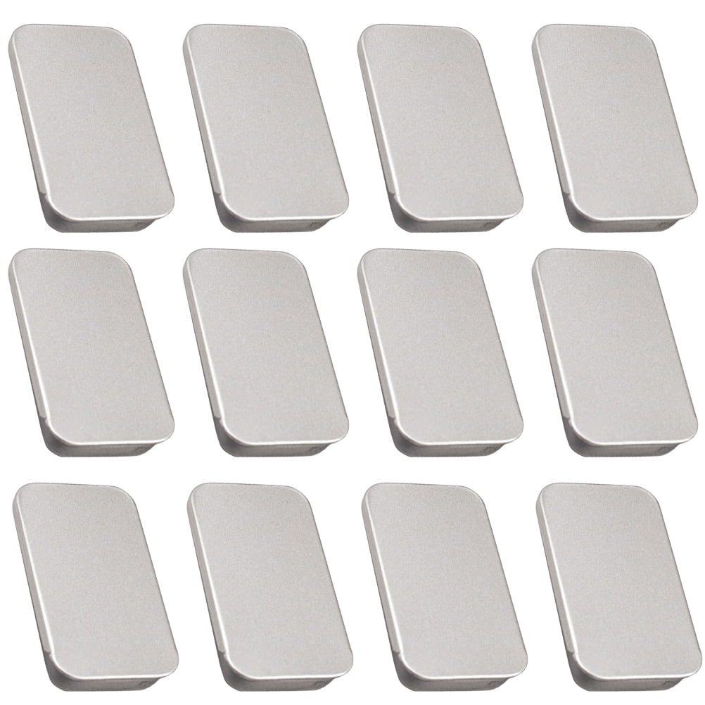20 Pcs Tinplate Push-pull Box Tins With Lids Candle Sample Small Candy ...