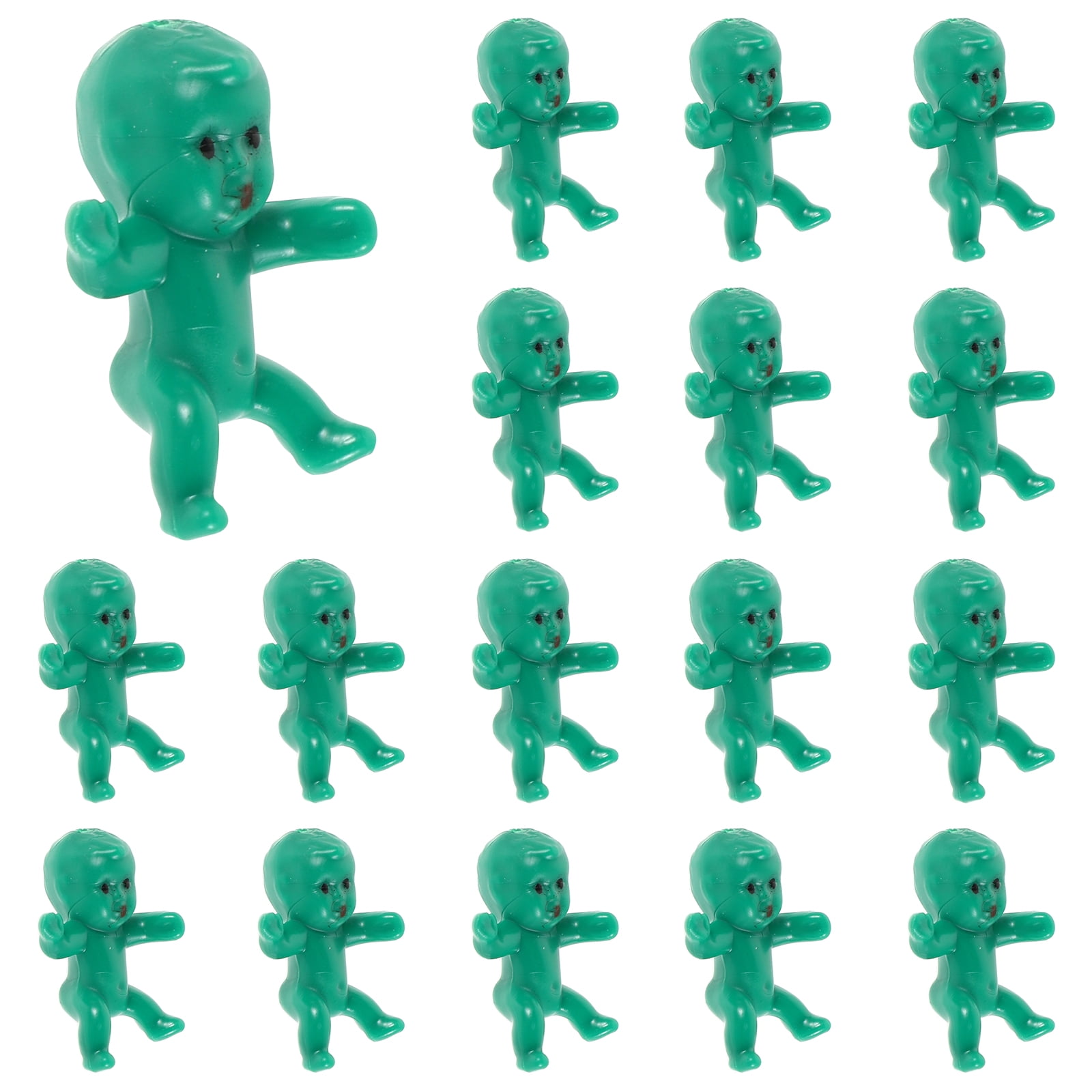 GOOHOCHY Miniature Baby Toys for Decoration Dark Green Plastic ...