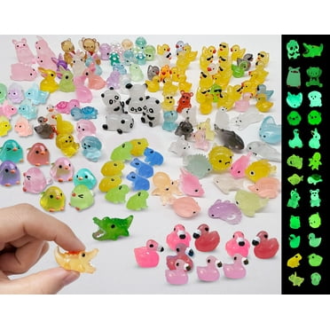 200Pcs Mini Resin Animals Variety Tiny Animals Figures Miniature Little ...