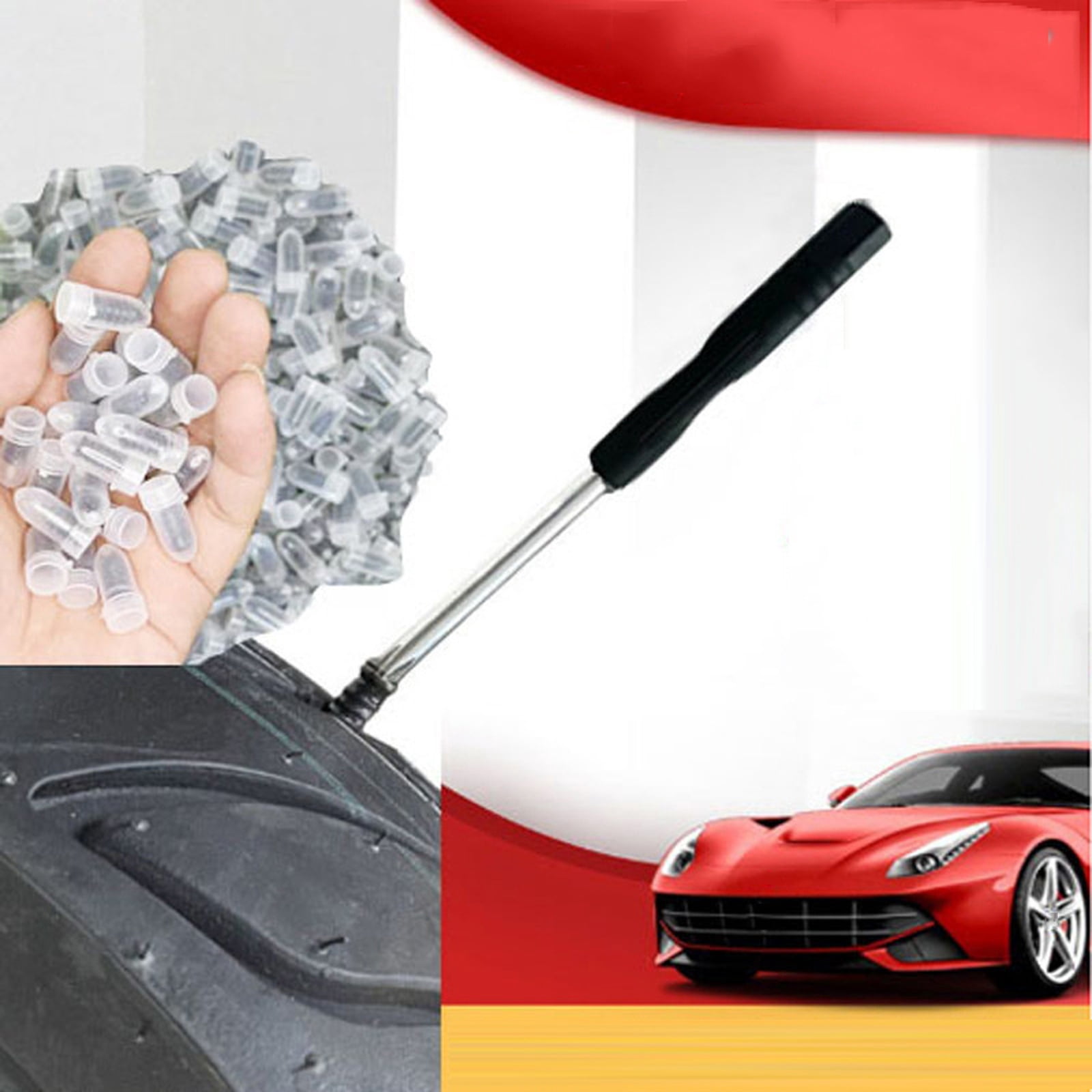 20 Pcs Tire Repair Rubber Self Tapping Screws, Quick Fix For Car ...