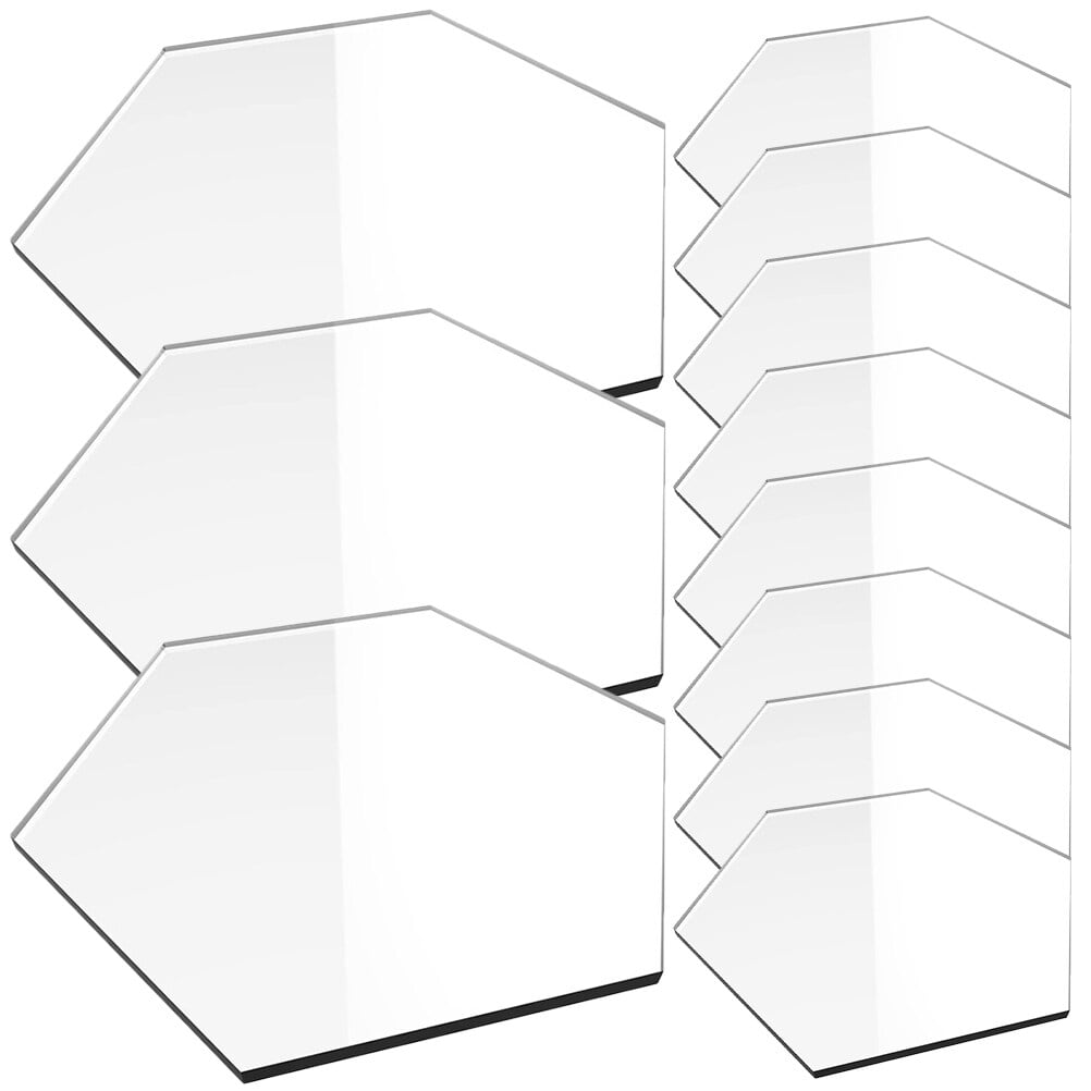 20 Pcs Transparent Seat Card Wedding Seating Chart Board Acrylic Sign ...