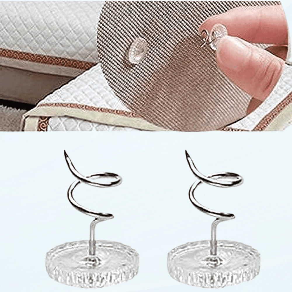 20 Pcs Twist Pins Upholstery Clear Heads Slip Cover Fasteners Headliner ...