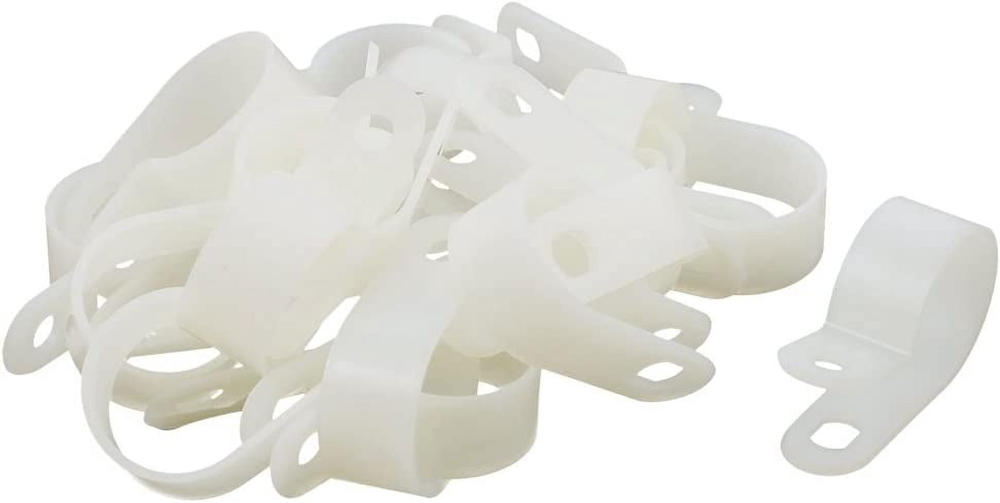 20 Pcs UC-5 Plastic Wire Cord Clip Fixer Nylon Cable Clamp Fastener ...