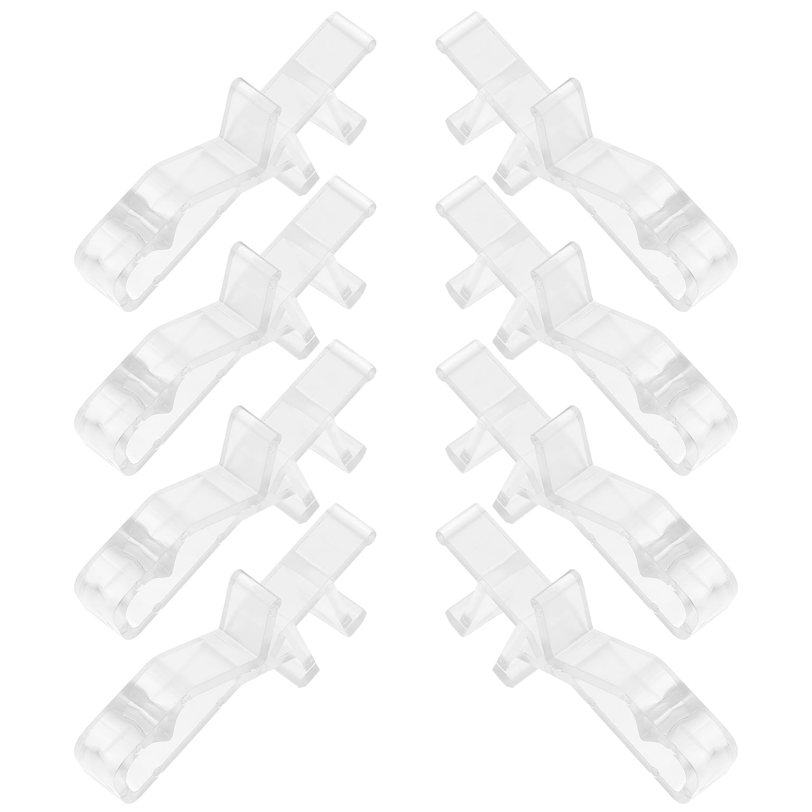 20pcs Window Blind Clips Plastic Clear Curtain Hidden Valance Clips ...
