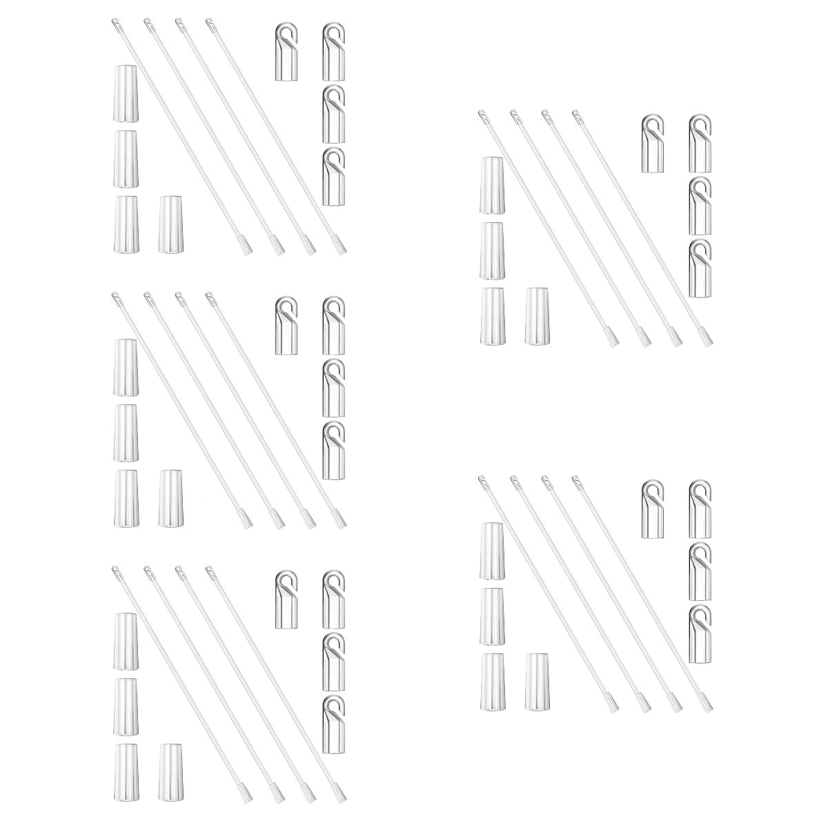 20 Pcs Venetian Blind Rod Window Curtains Blind Wands Replacement ...