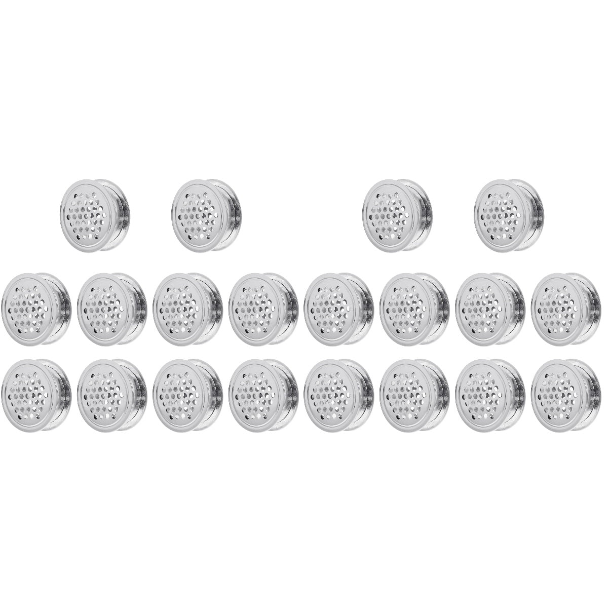 20 Pcs Vents Honeycomb Stainless Air Vent Hole Louver Vent Aeration ...