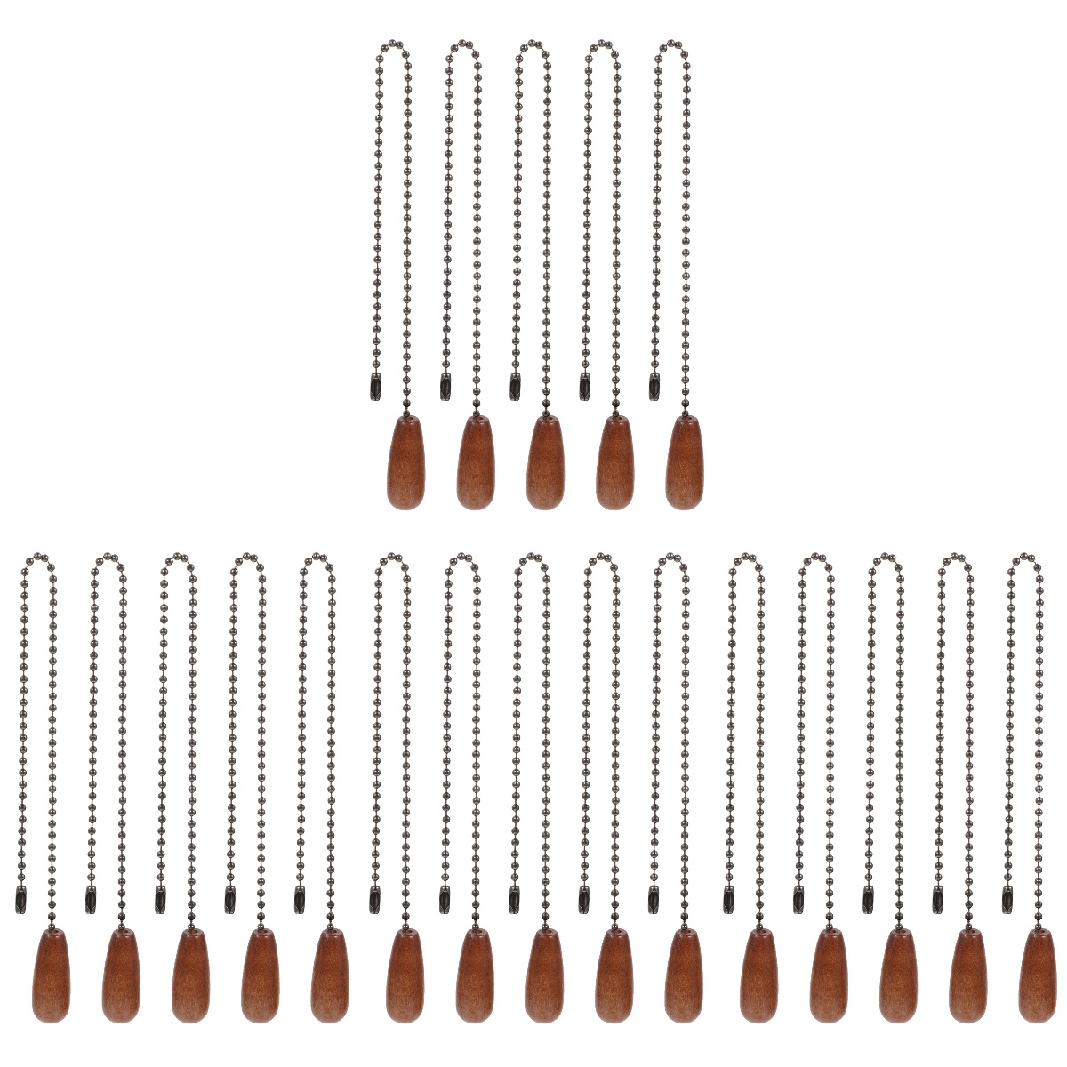 20 Pcs Vintage Decor Light Bulb Pull Chain Lighting Beaded Pull Chain ...