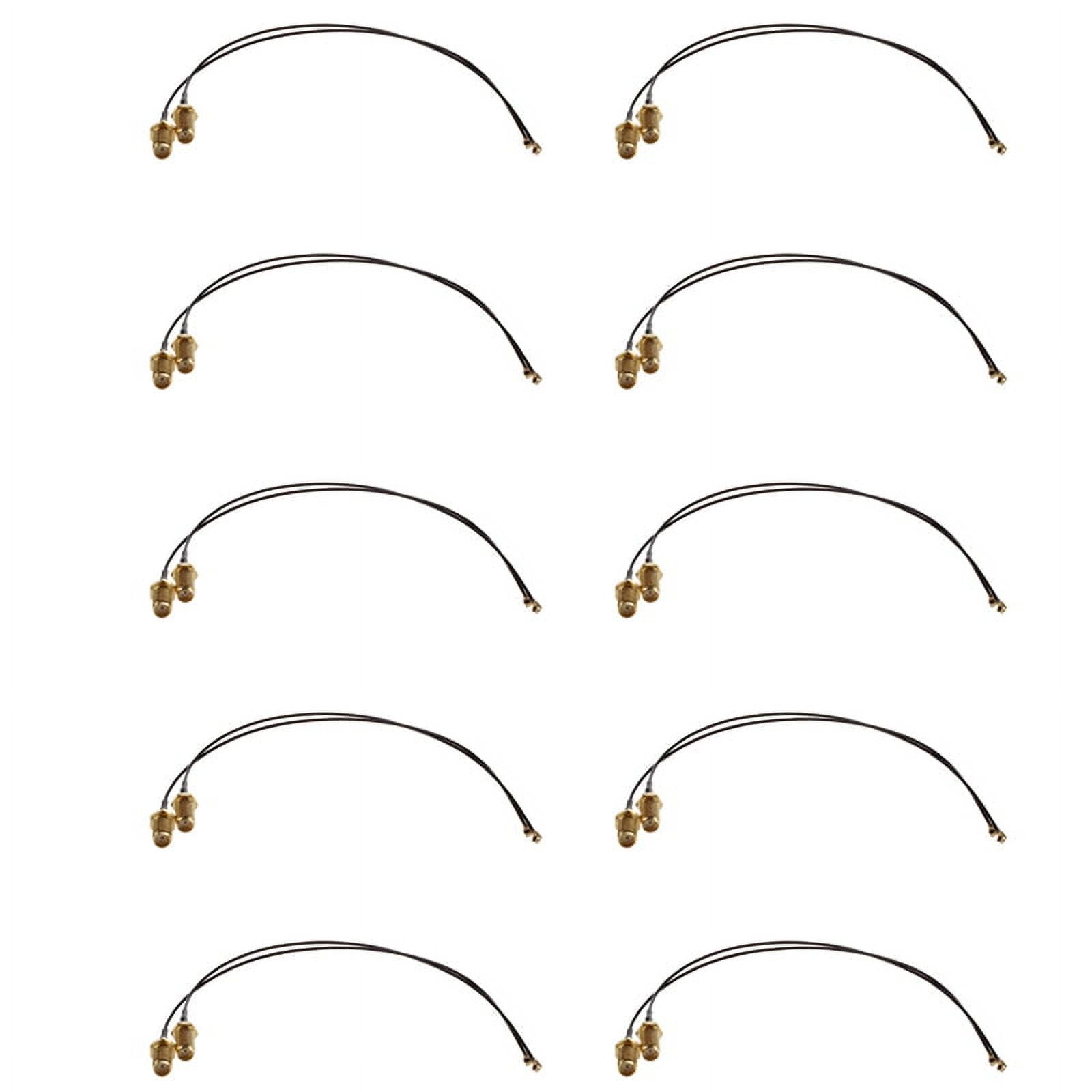 20 Pcs. WLAN Antennas Pigtail HIROSE U.Fl SMA Box Adapter Cable RSMA ...
