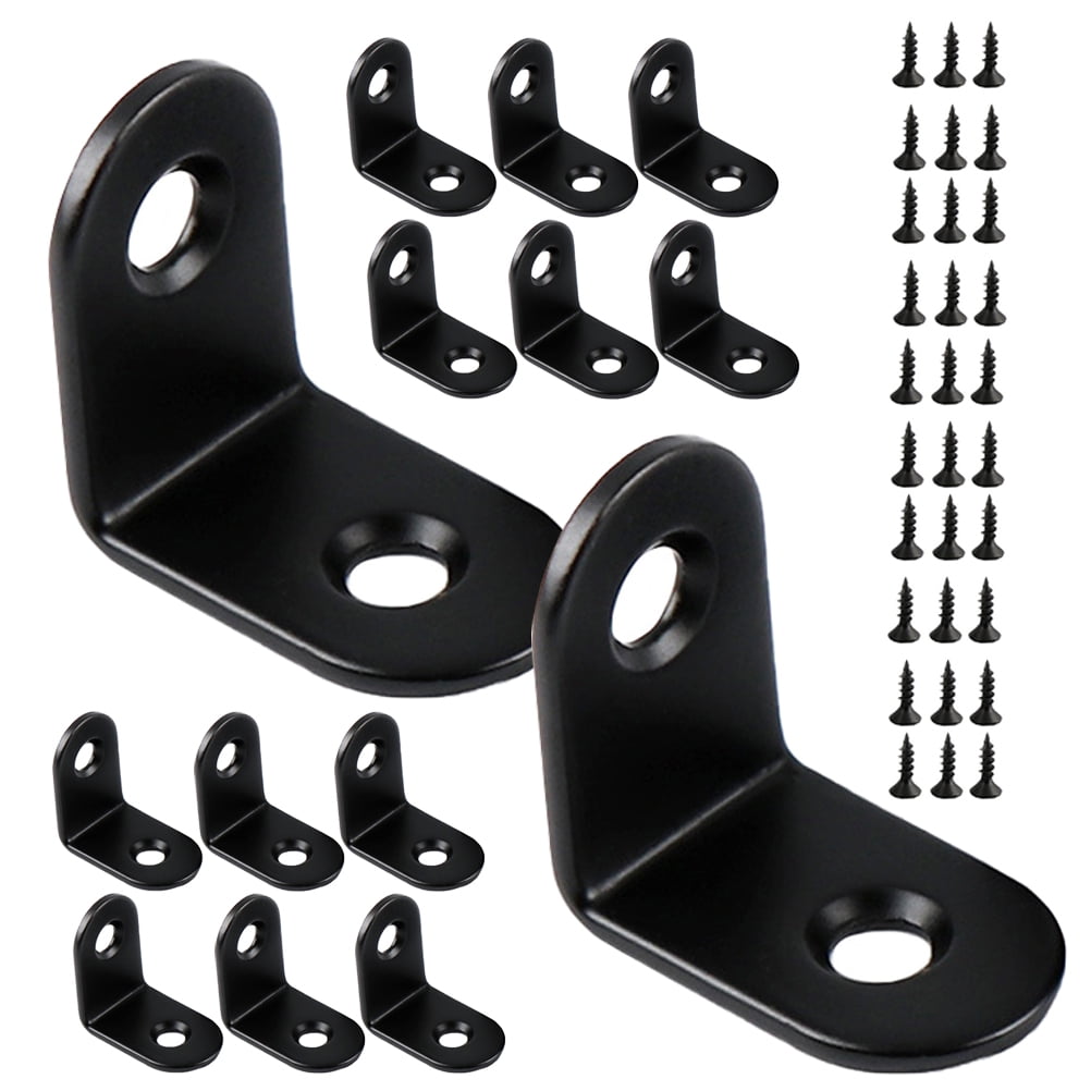 20 Pcs Wall Corner Mounting Bracket under Cabinet Lighting Right Angle ...