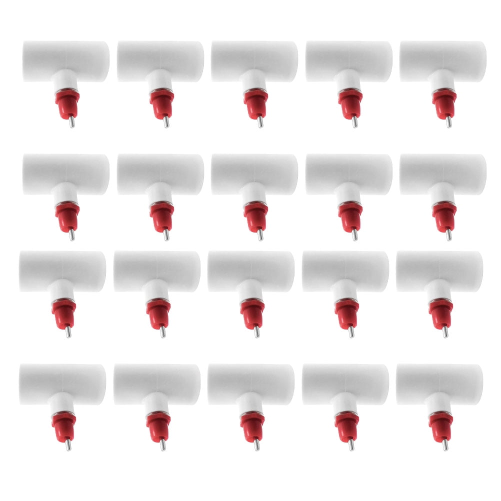 20 Pcs Water Fountain Chicken Waterer Kit Drinking Fountain for ...