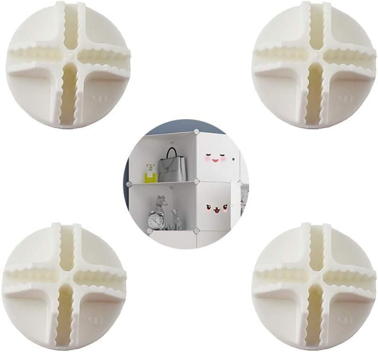 20 Pcs White Plastic Wire Cube Connectors Wire Grid Cube Connectors for ...