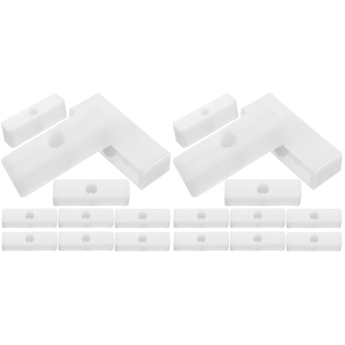 MERRYHAPY White Plastic Window Security Bars, Sliding Window Locks for ...