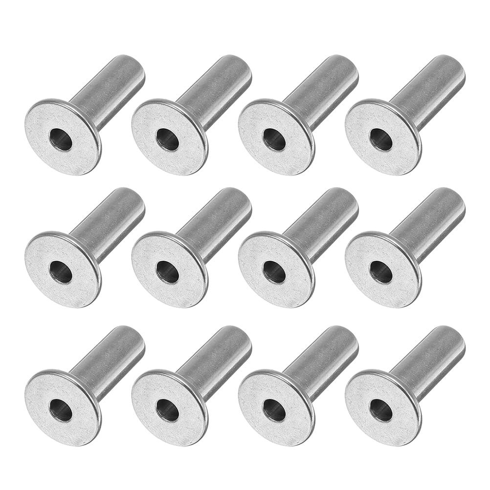 20 Pcs Wire Rope Protective Sleeve Railing Sleeves Silverdene Stainless ...