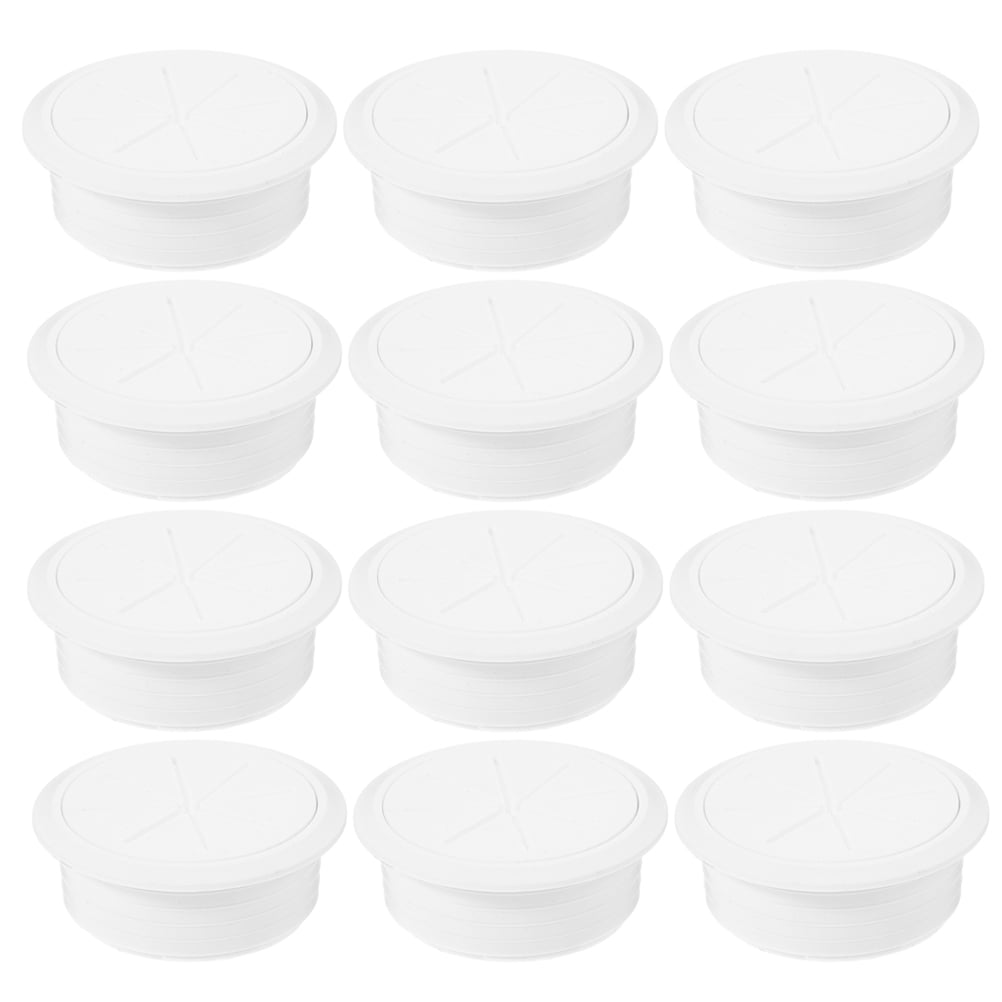 WHAMVOX Desk Grommet Cable Hole Covers for Office Desks Keep Wires Tidy ...