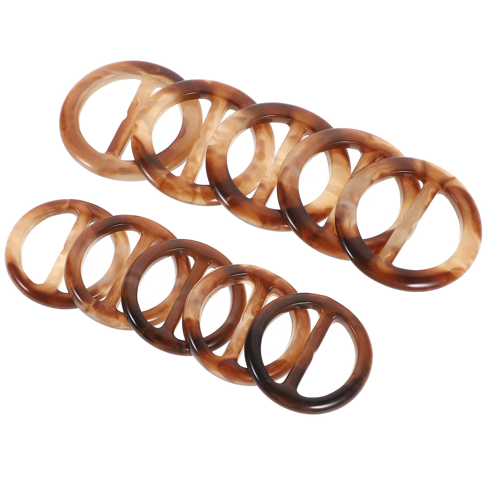 20 Pcs Women Slippers Fitted Round Scarf Holders Crochet Decorations ...