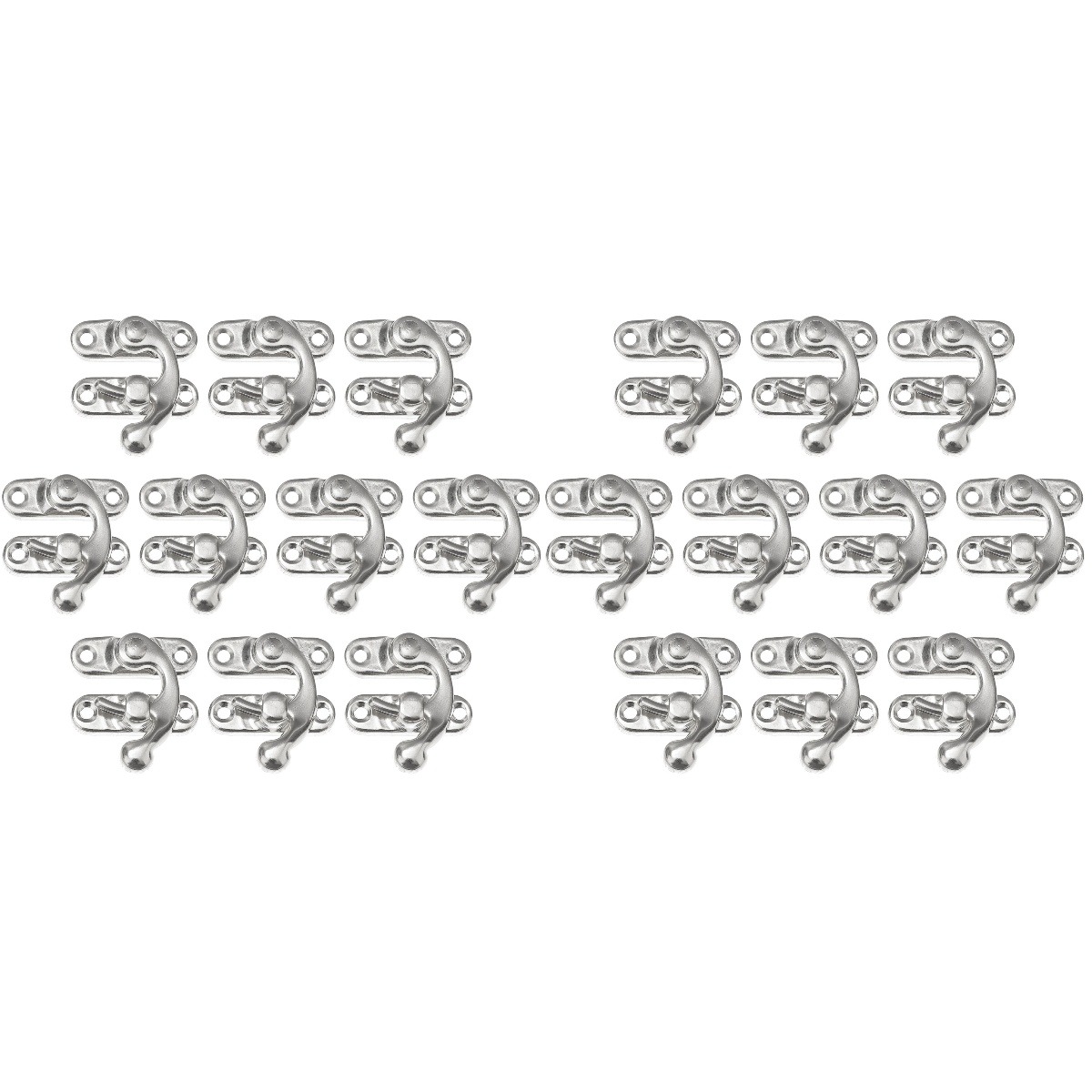 20 Pcs Wooden Box Door Latch Mini Decor Spring Hinge Hook Small Hinges ...