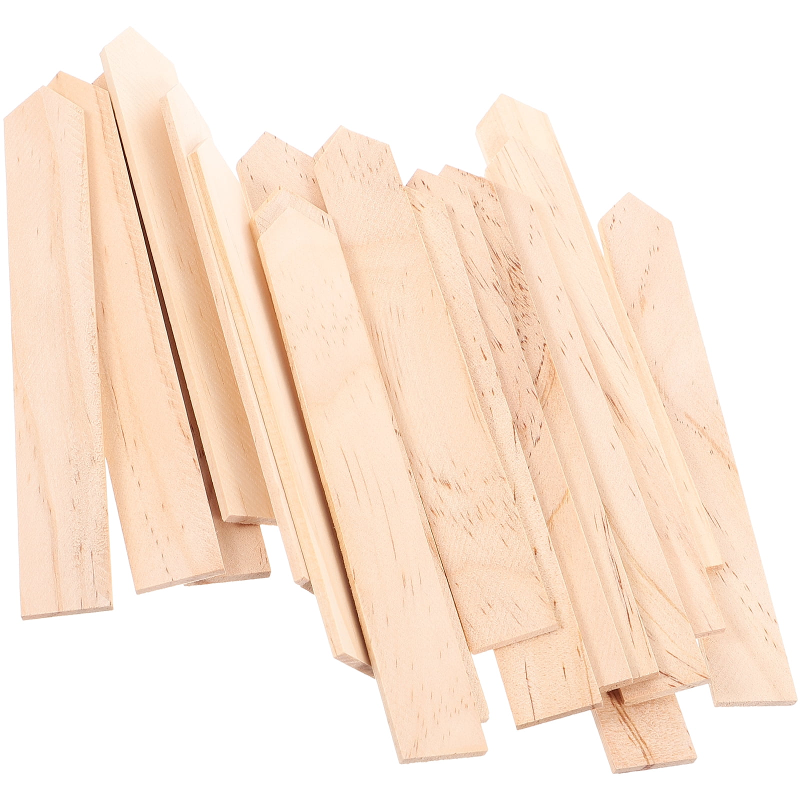 Alvinma Wooden Garden Sign Stakes 20 Pcs Plant Labels for Gardening ...