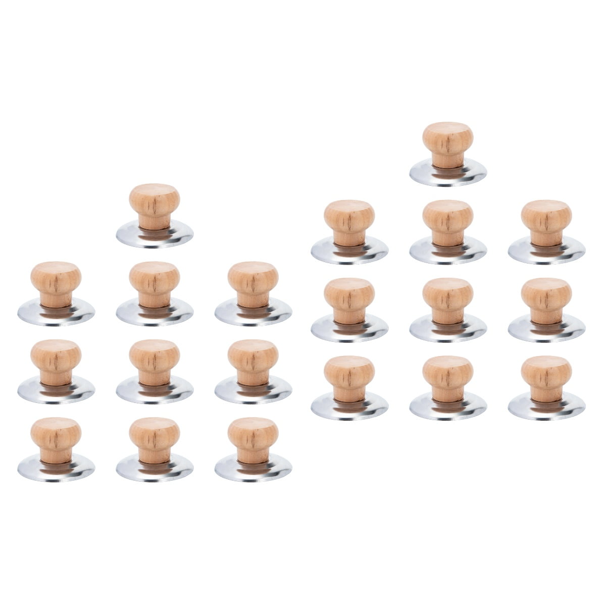 20 Pcs Wooden Pot Lid Pot Lid Knobs Pots Sets for Cooking Pot Lid Wood ...