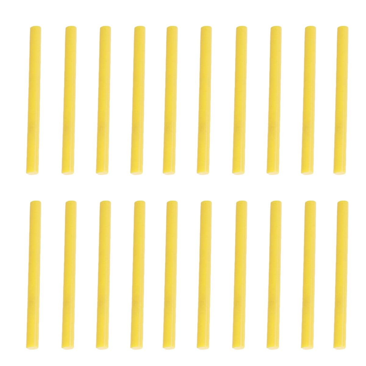 20 Pcs Yellow Glue Stick Color Melt Small - Walmart.com
