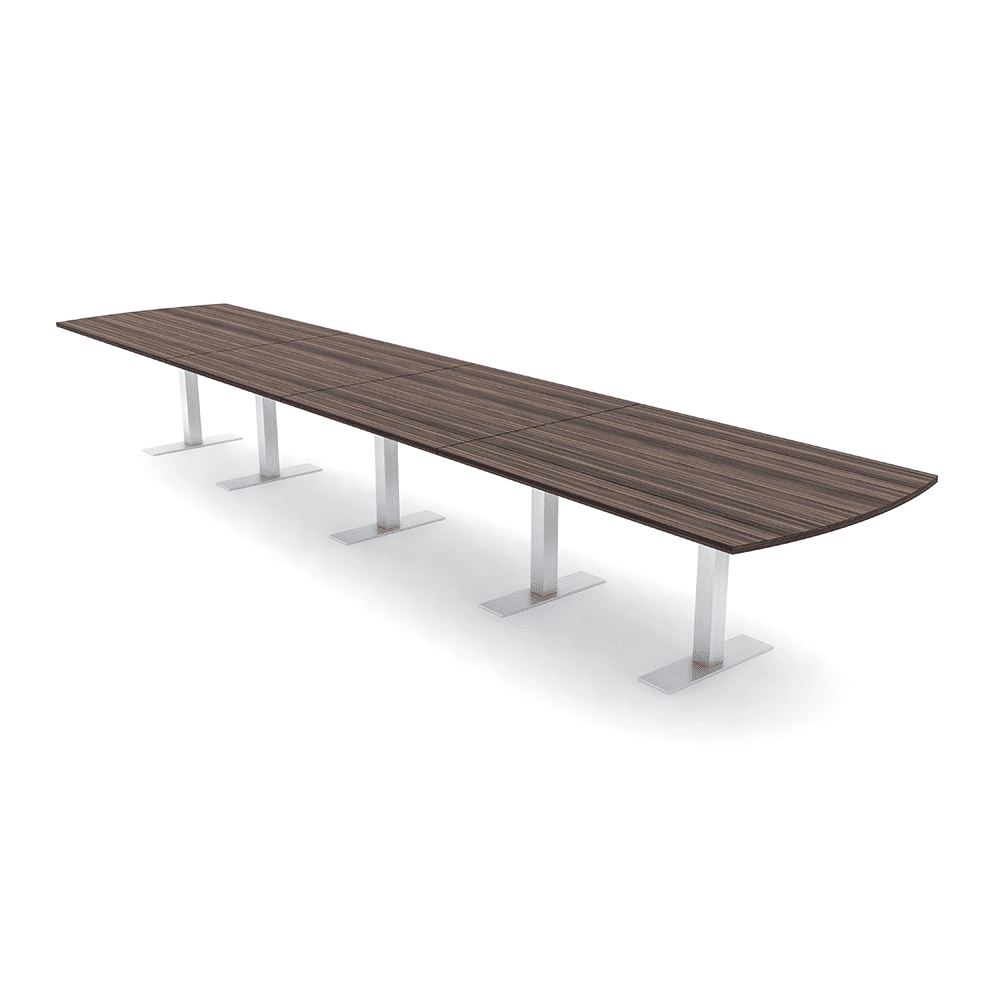 20 Person Arc Rectangle Modular Boardroom Table Power And Data Modules ...