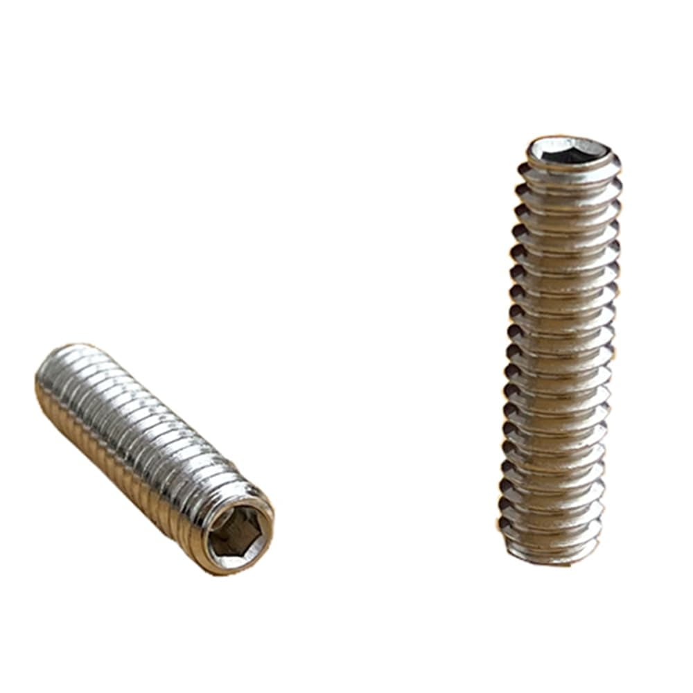 20 Piece 1/4-20x1"" Stainless Steel Set Screws Cup Point Grub Screws ...
