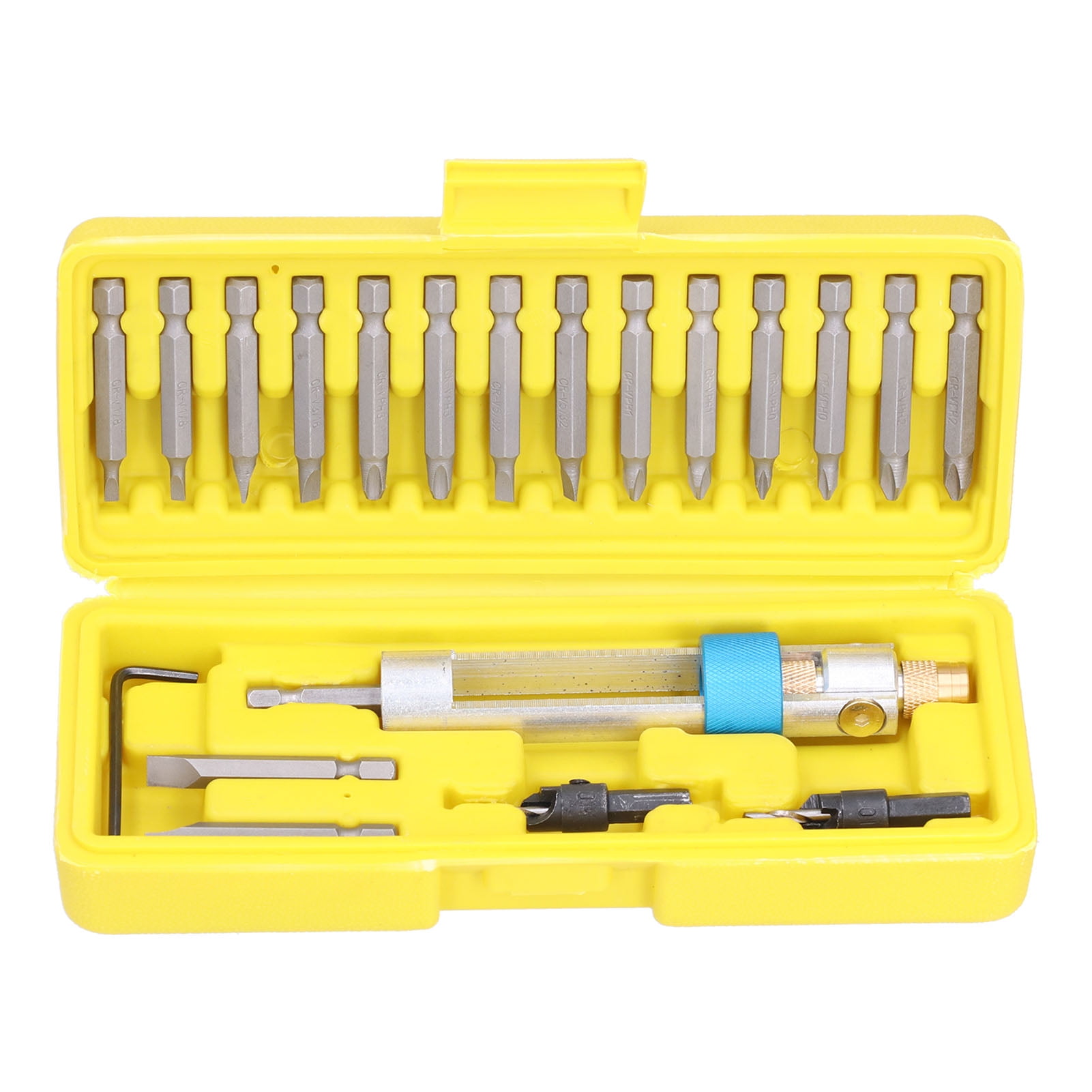 20-Piece 180° Rotatable Screwdriver Set, Multispec Drill Driver, Multi ...