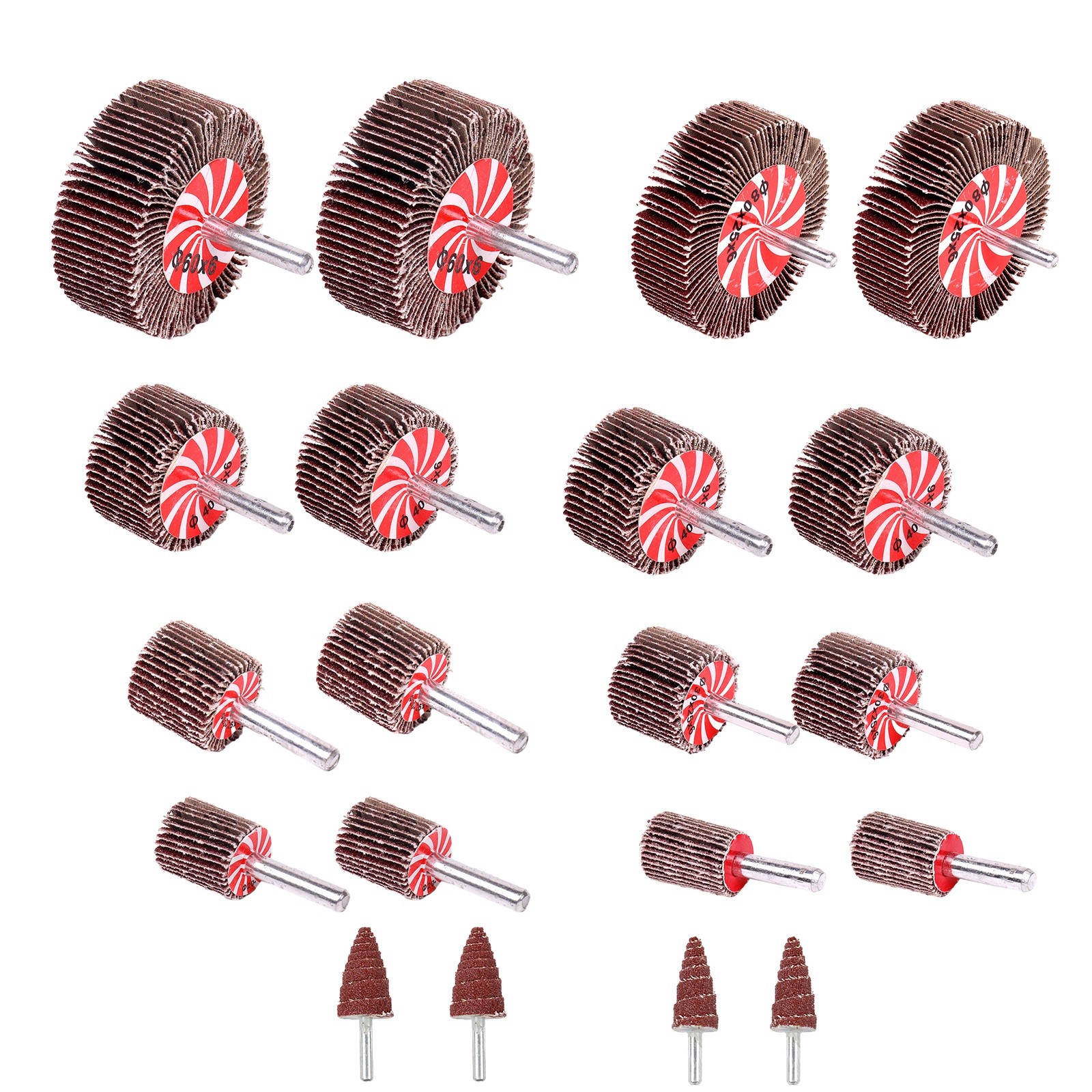 20 Piece Fan Grinder Set Grain 80 Lamellar Grinder Grinding Attachment ...