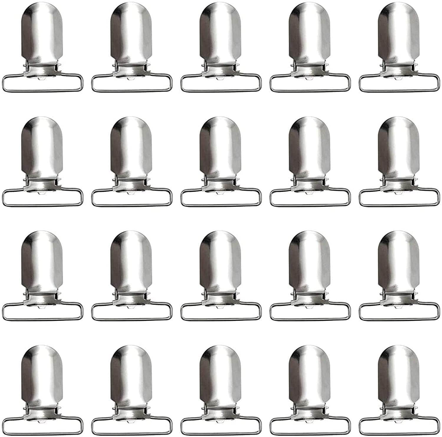 20-Piece Men's Suspender Clips Sheet Straps Holder Fasteners - Walmart.com
