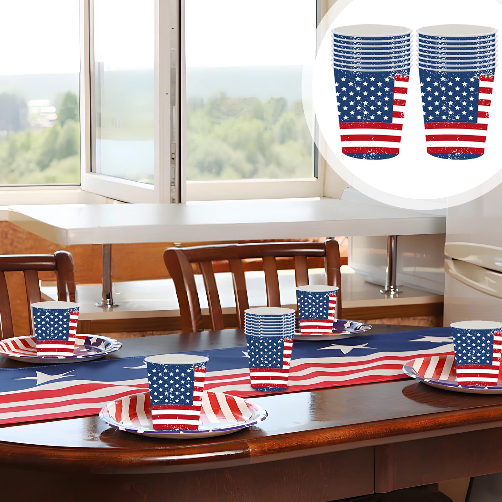 20-Piece Patriotic Party Supplies Set - 4th of July Decorations ...