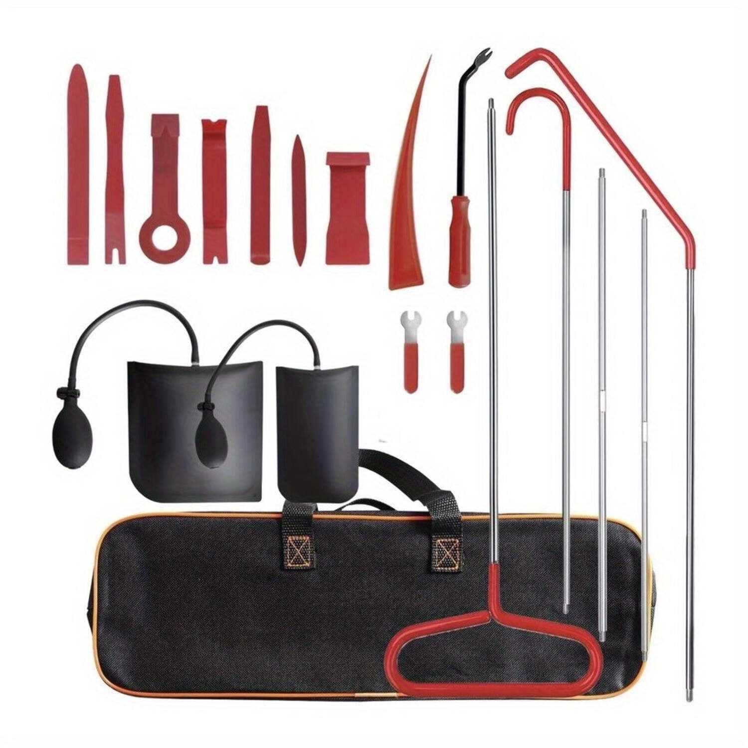 20-Piece Professional Car Emergency Tool Kit with Stainless Steel Tools ...