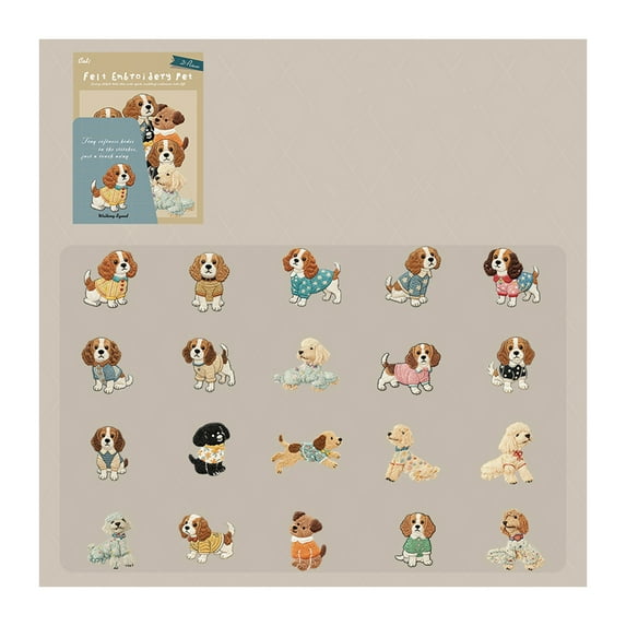 20 Piece Puppy Kitten Stickers Decorations For Kids Party Classroom ...