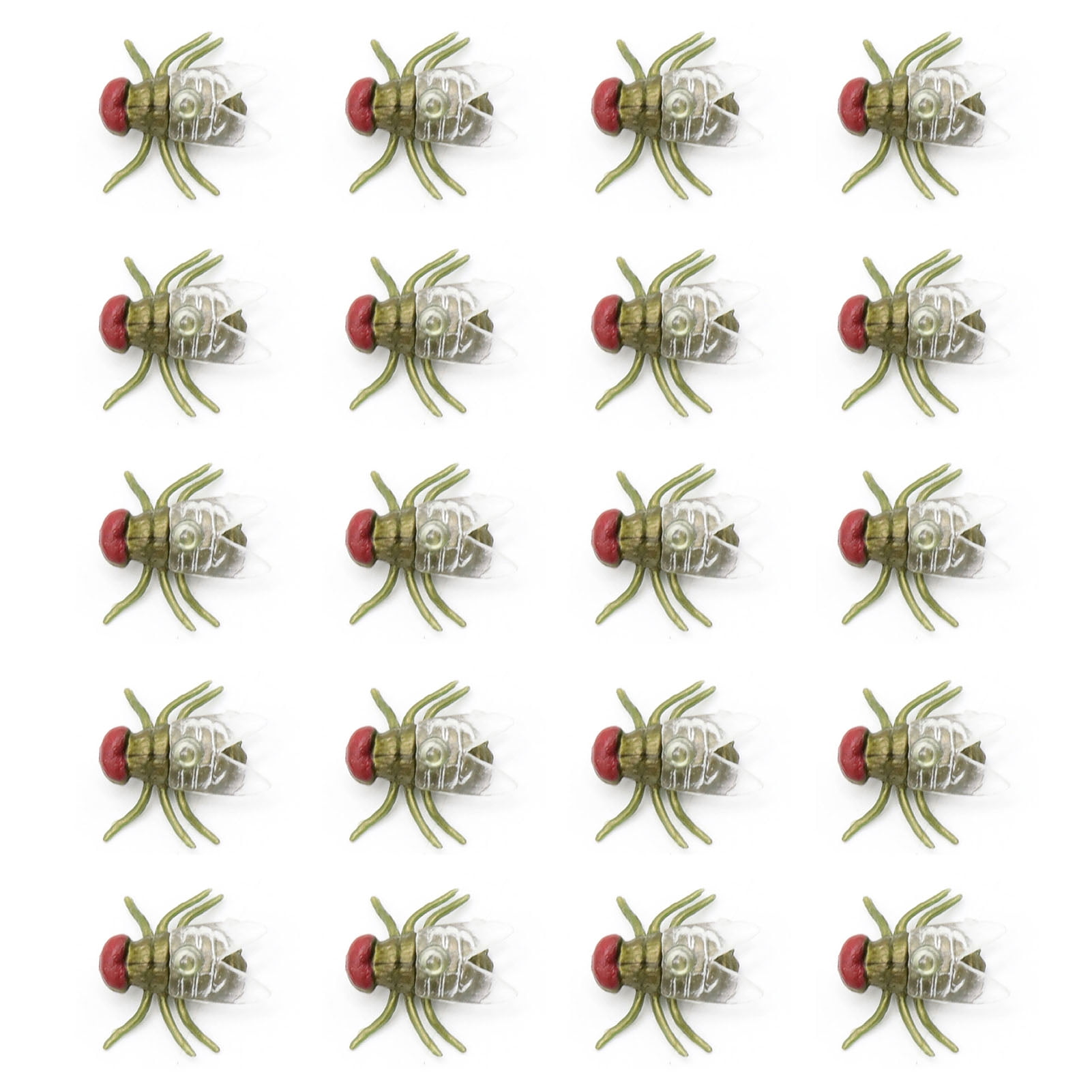20-Piece Realistic Simulation Flies Prank Props - Vivid & Disgusting ...