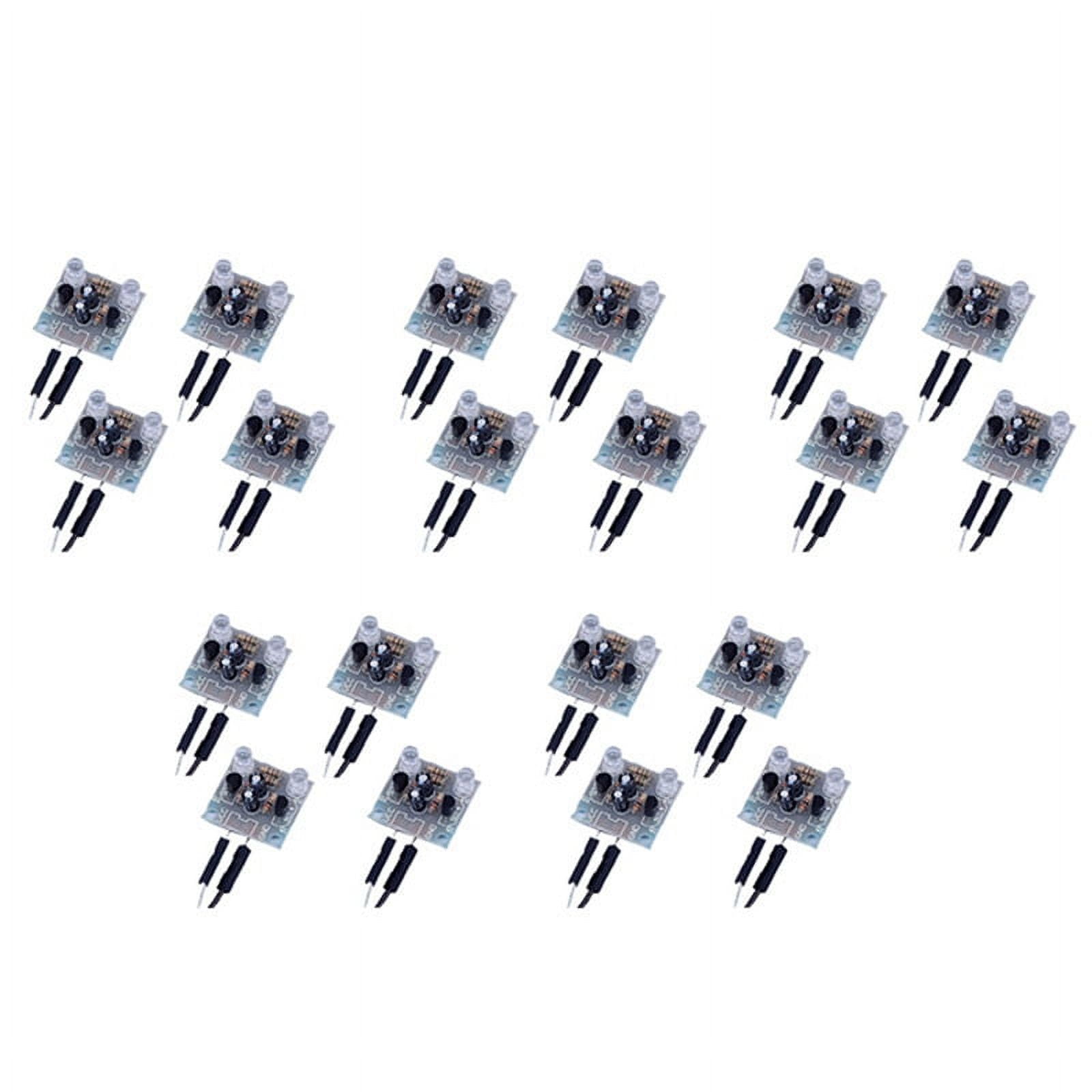 20-Piece Set 5mm LED Flash DIY Kit Electronic Kit PCB Circuit Welding ...