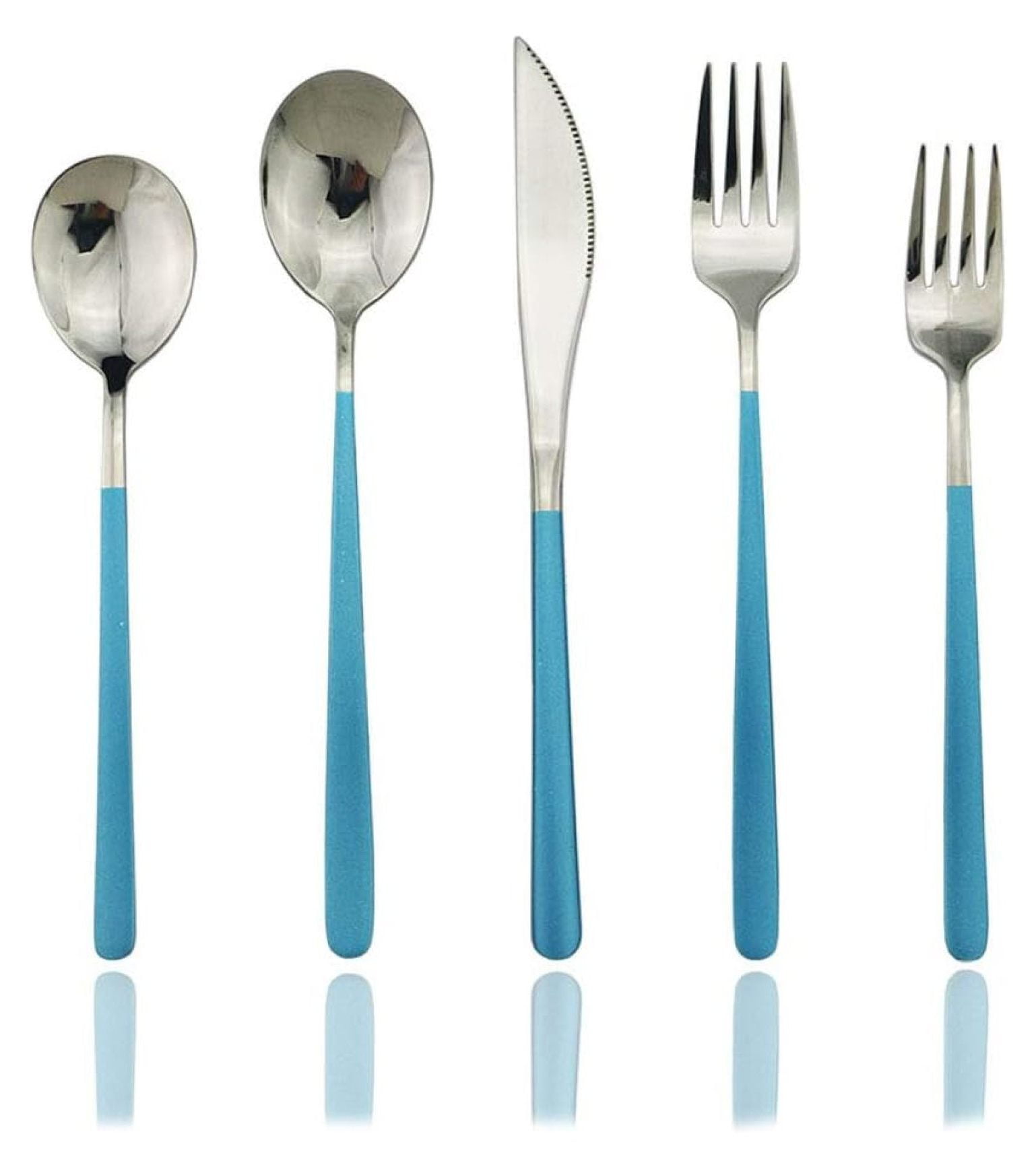 20-Piece Silverware Set with Serving Utensils, SUS304 Stainless Steel ...