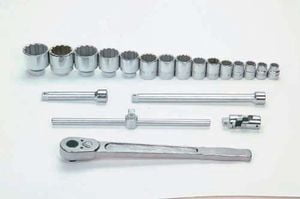 20 Piece Tool Set with TB-49 Metal Tool Box - Walmart.com