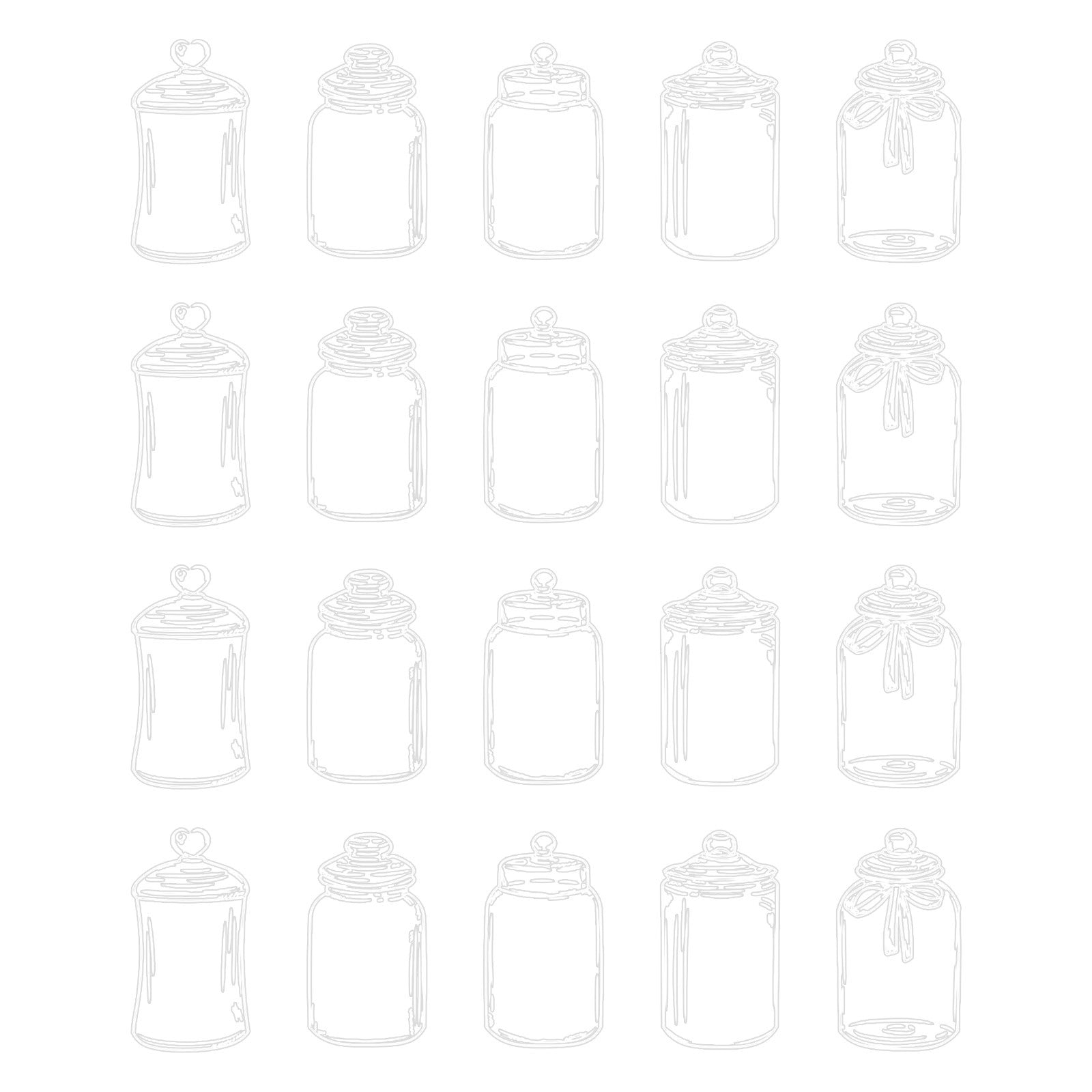 20-Piece Transparent Dried Flower Bookmark Set - Clear Epoxy Bookmarks ...