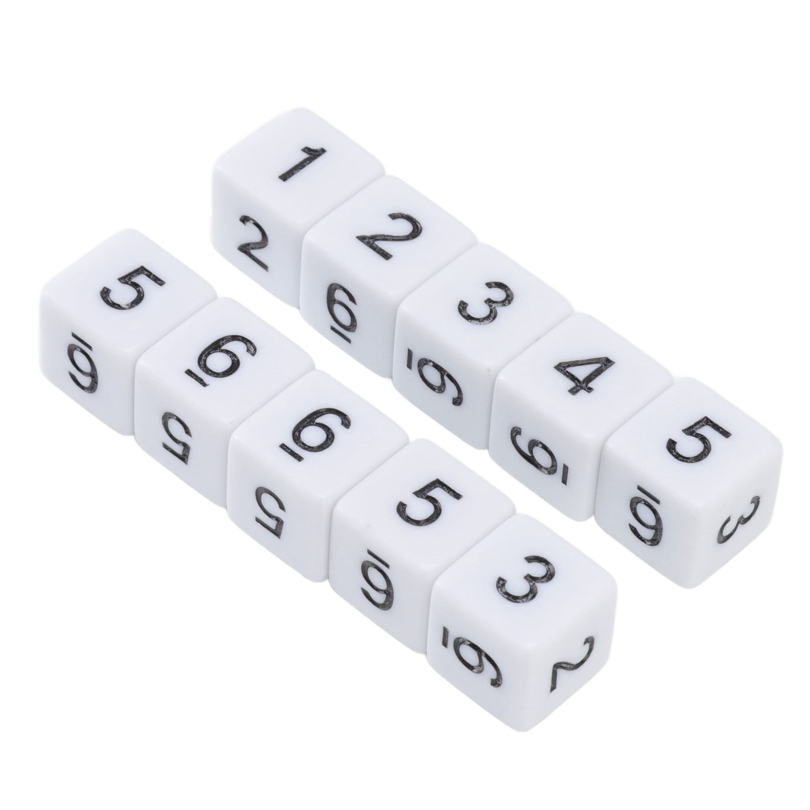 20 Pieces 16MM Dice Set, 6 Sided Number Dices, Games Dice for Board ...