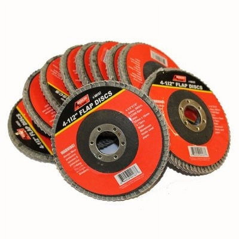 20 Pieces 4 1/2" Flap Wheel Sanding Disc for Electric Power Angle ...