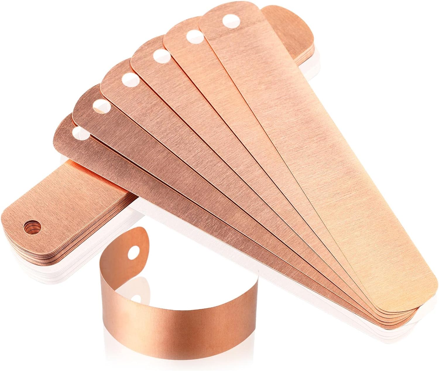 20 Pieces 4.5 Inch Copper Plant Tags Metal Tree Tags Long Copper Garden ...