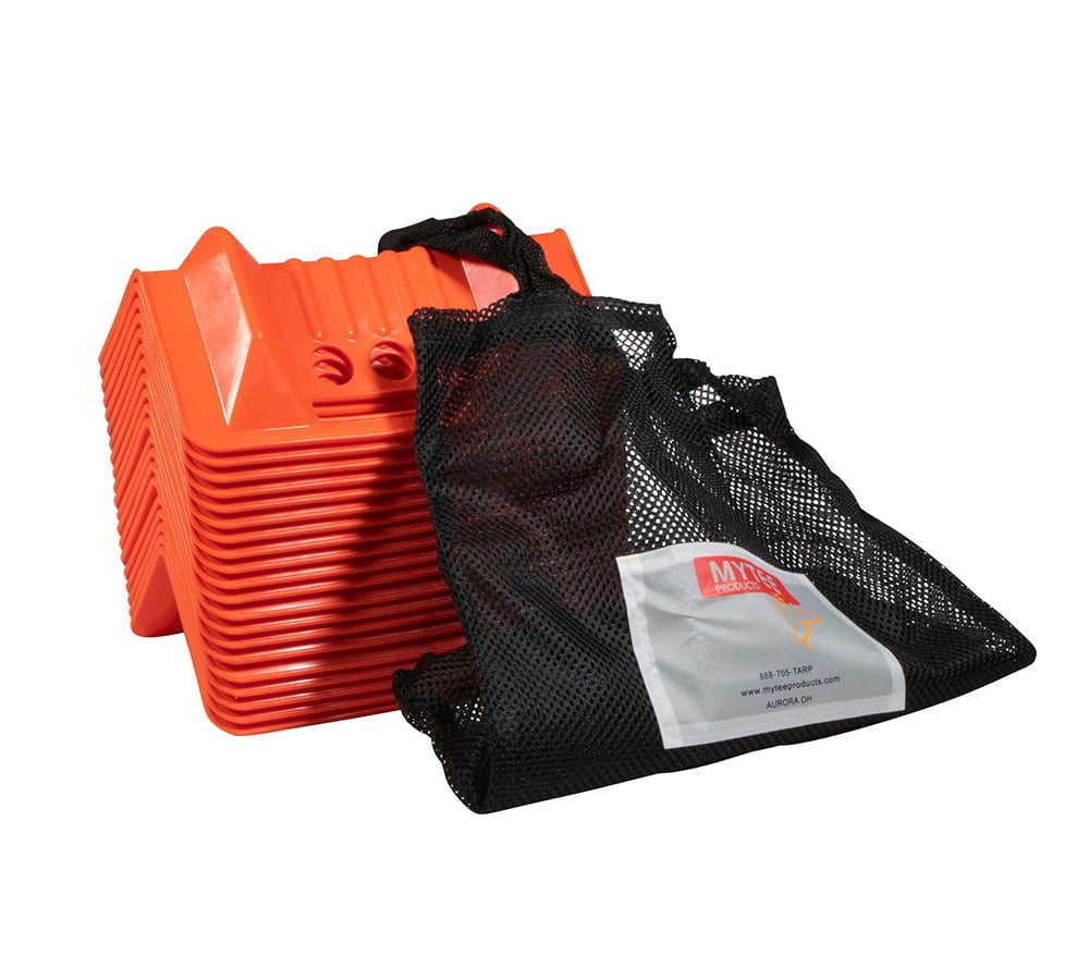 (20 Pieces) 4"x10" Orange Corner Protector V Shaped Flatbed Edge Guards ...